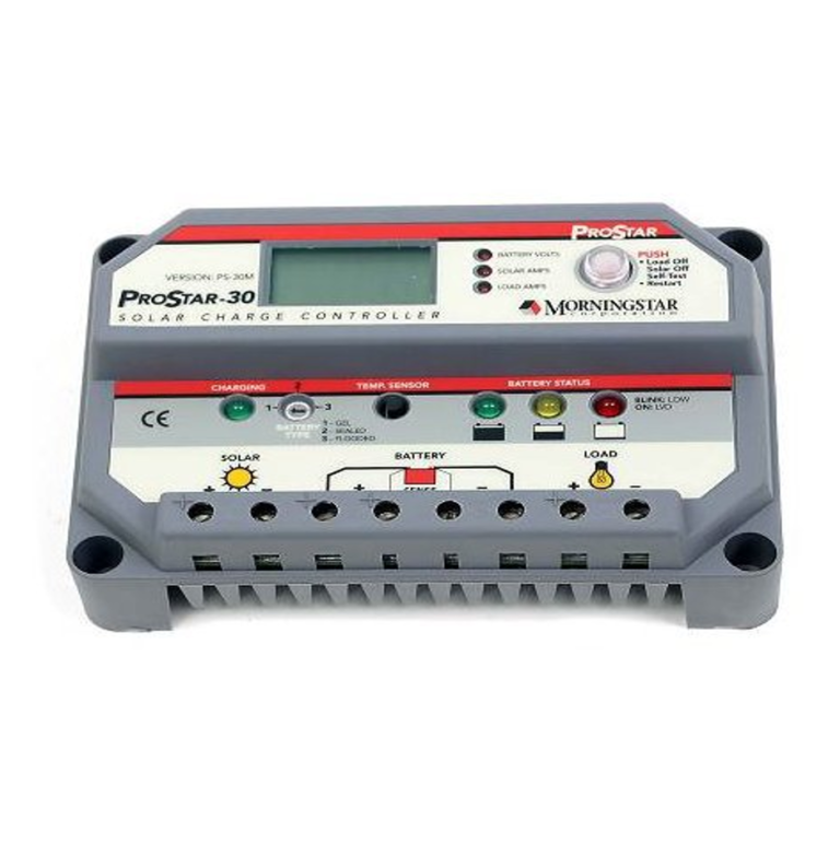 MorningStar ProStar 30A 12V/24V PWM Charge Controller with Meter ...