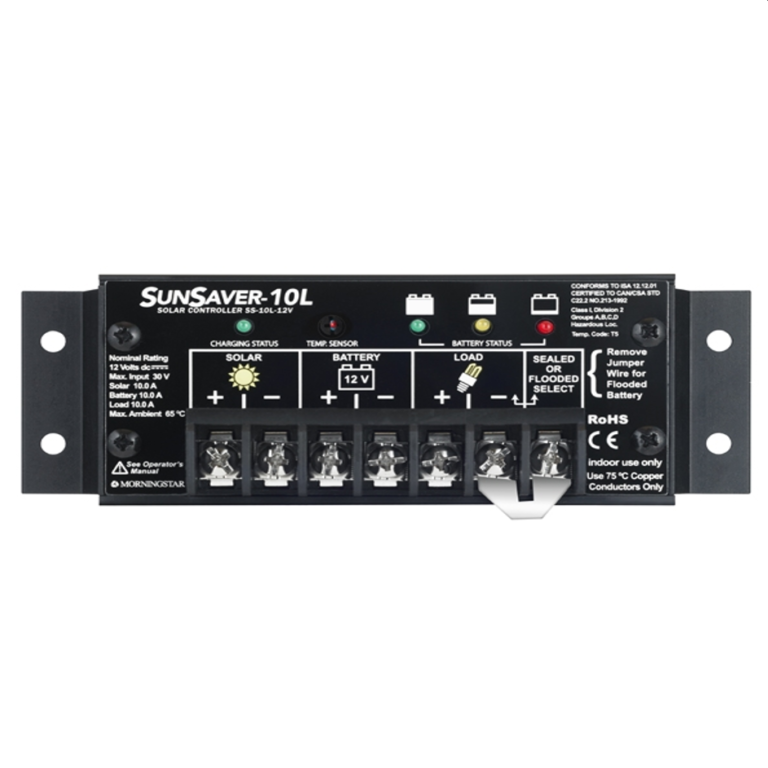 MorningStar SunSaver 10A 12V PWM Charge Controller with LVD ‣ SOLARONLINE
