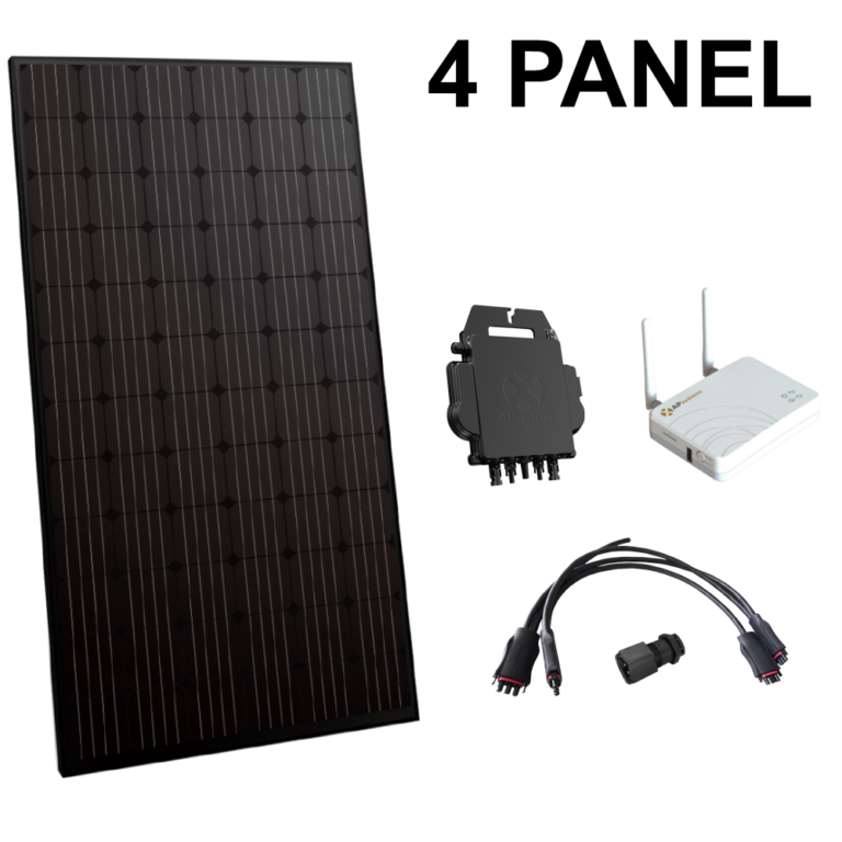 4-Panel, APSystems, DS3-L Dual Micro Inverter, Gridtie Kit - Solar Online Canada
