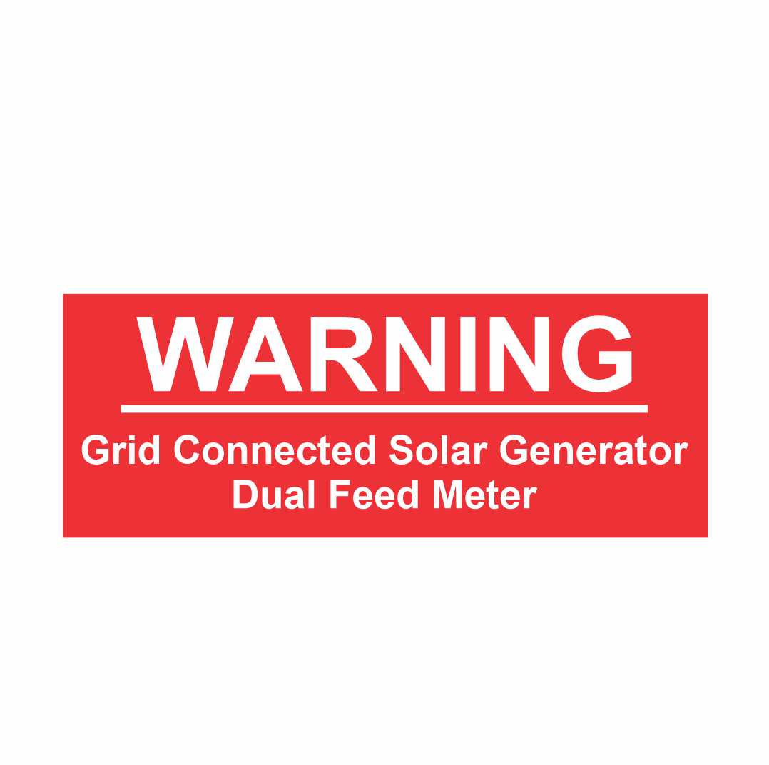 LABELS & SIGNS ‣ Solar Online Canada